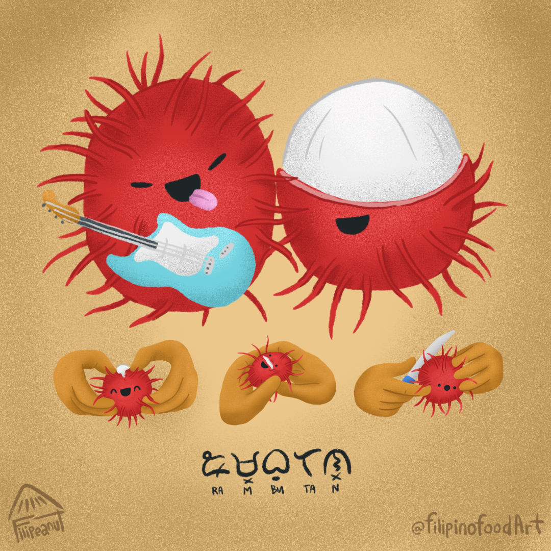 Rambutan - Filipino Food Art
